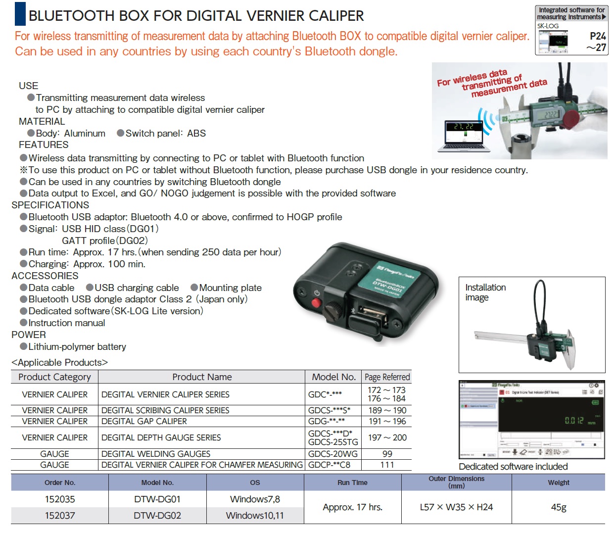 Ichiban Precision Sdn Bhd - SK - SK Bluetooth Box for Digital Vernier Caliper